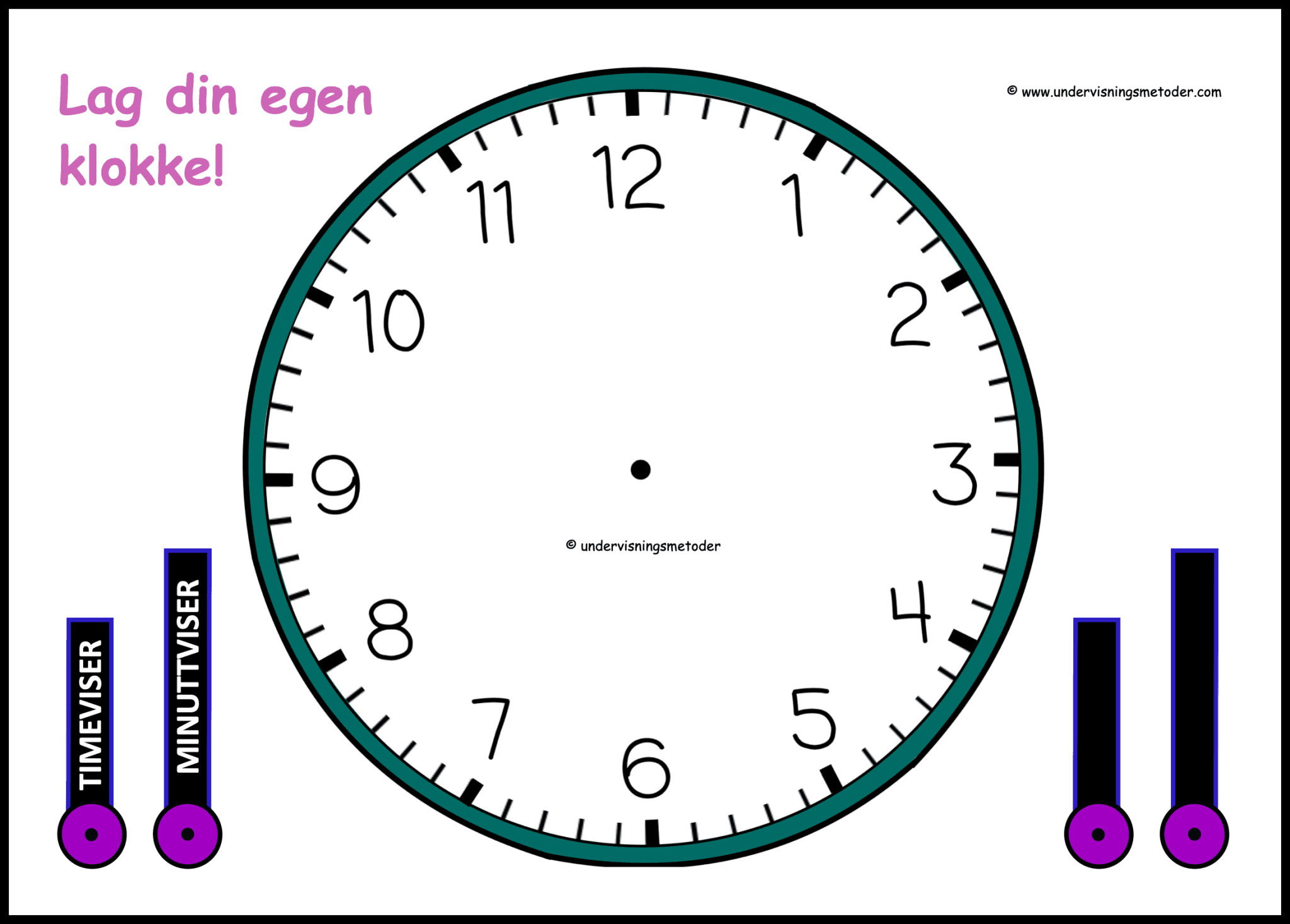 TEMA TID, forts: Kalender og klokka - morsomme oppgaver og aktiviteter ...