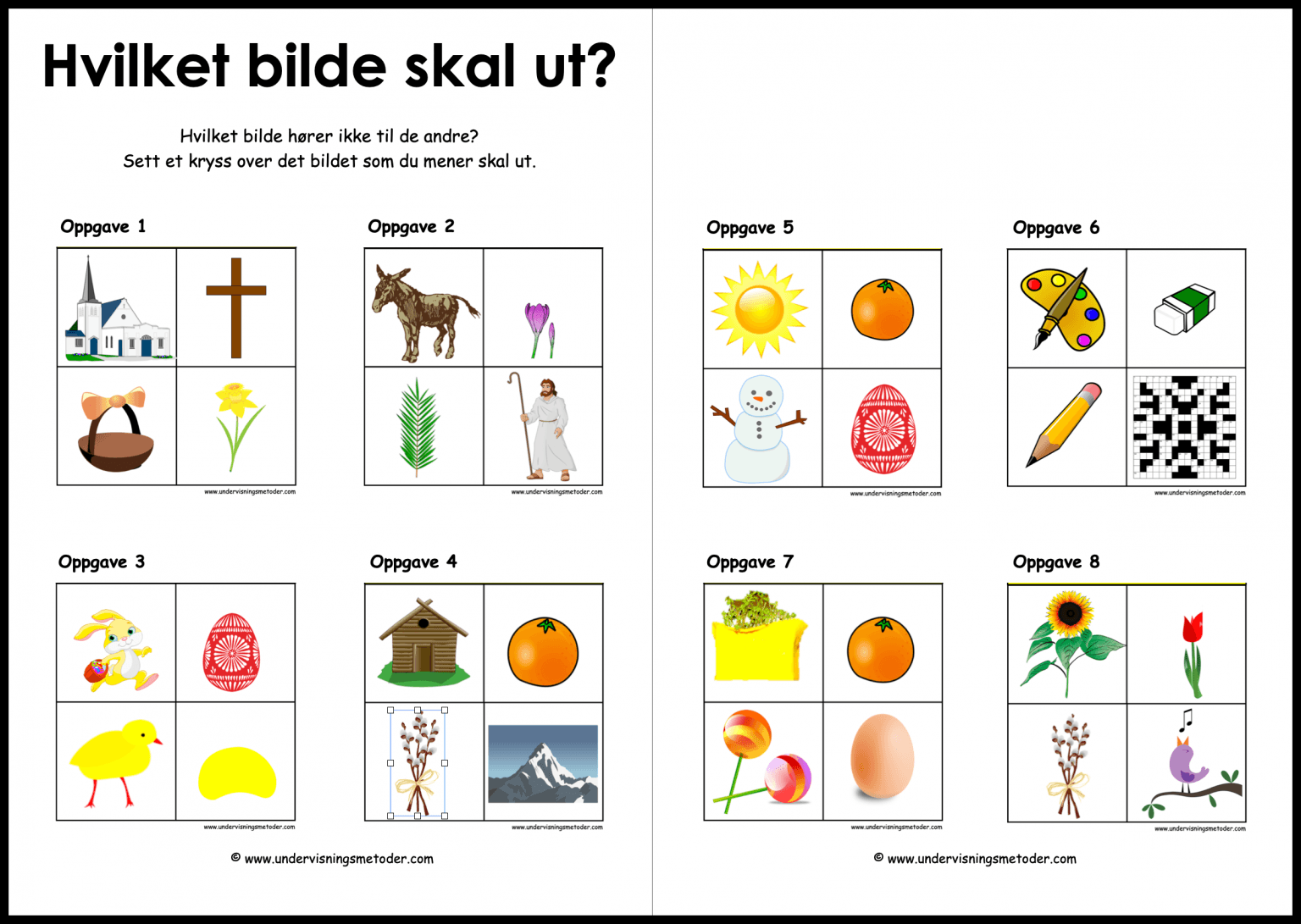 Påske - UNDERVISNINGSMETODER