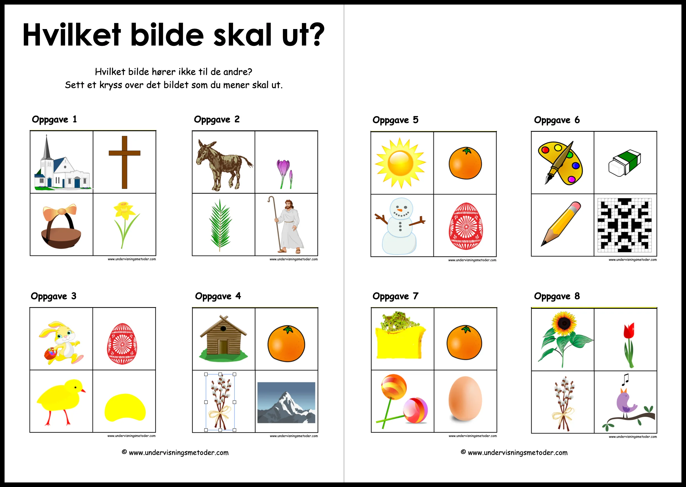 Påske - UNDERVISNINGSMETODER