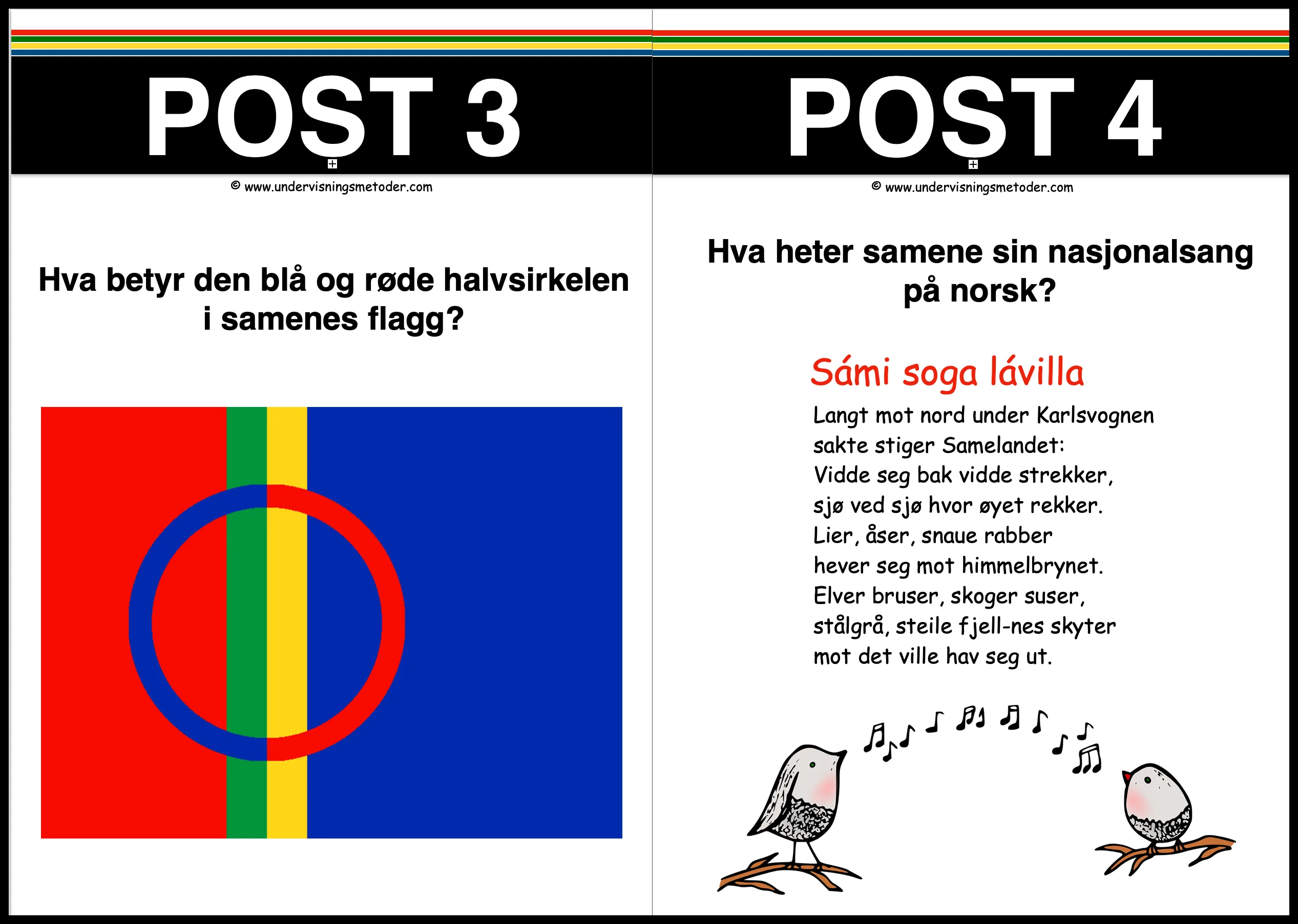 Samefolkets dag - UNDERVISNINGSMETODER