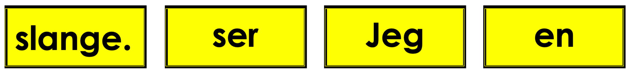 Setninger - UNDERVISNINGSMETODER