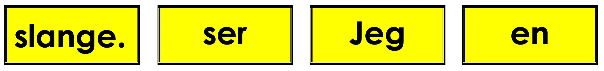 Setninger - UNDERVISNINGSMETODER