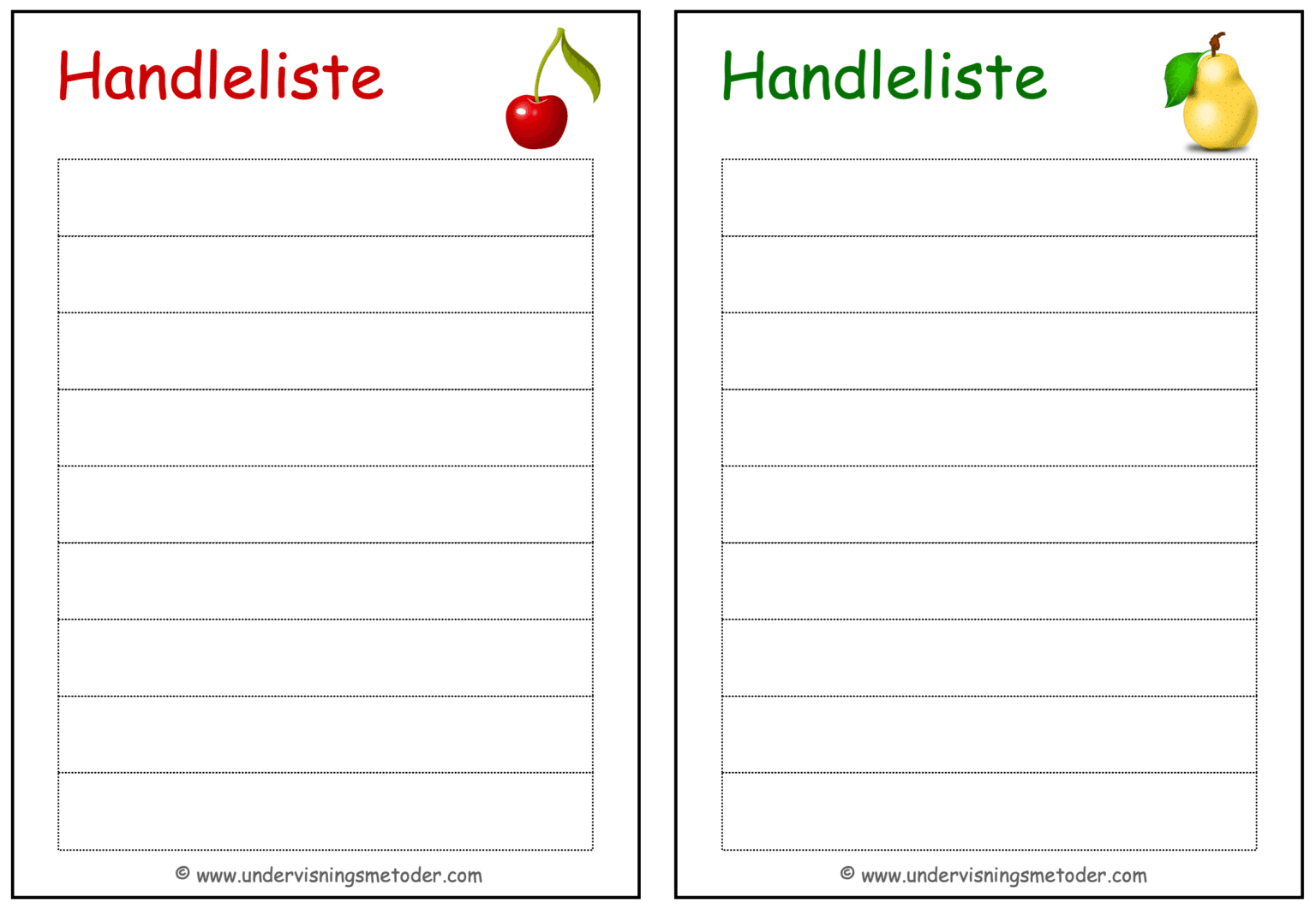 Butikk og penger - UNDERVISNINGSMETODER