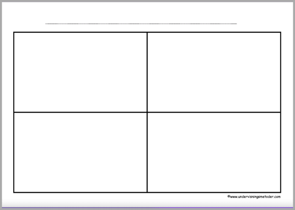Skriverammer - UNDERVISNINGSMETODER
