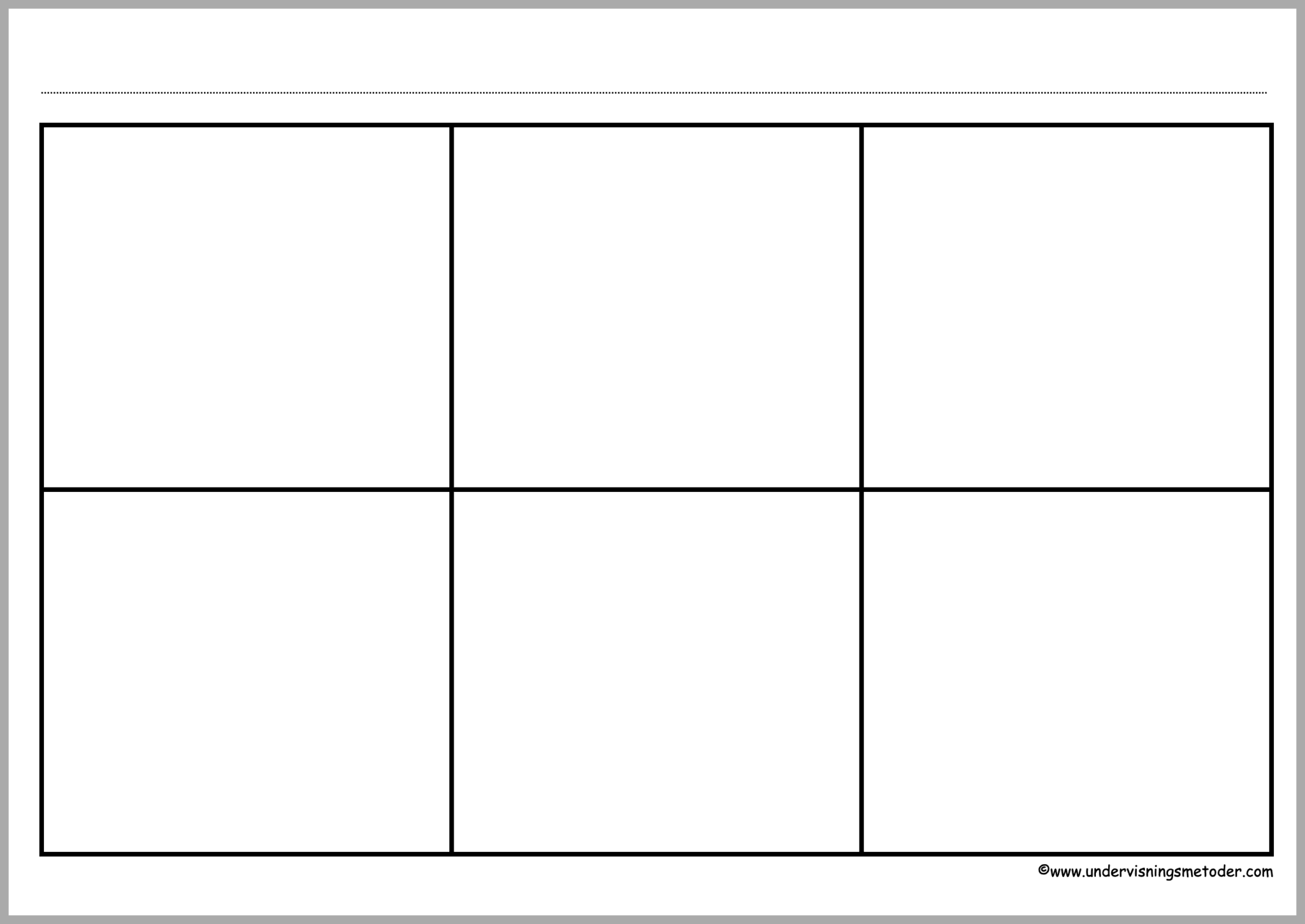 Skriverammer - UNDERVISNINGSMETODER