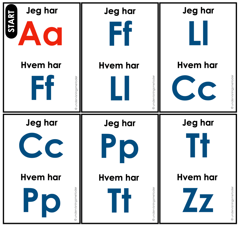 JEG HAR - HVEM HAR: Lær bokstavnavn, bokstavlyd og førstelyd ...