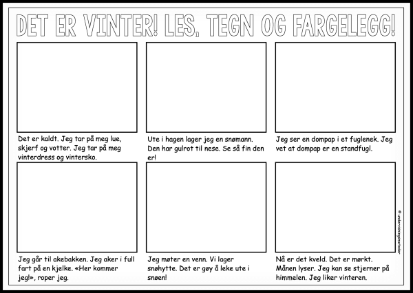 Vinter - UNDERVISNINGSMETODER