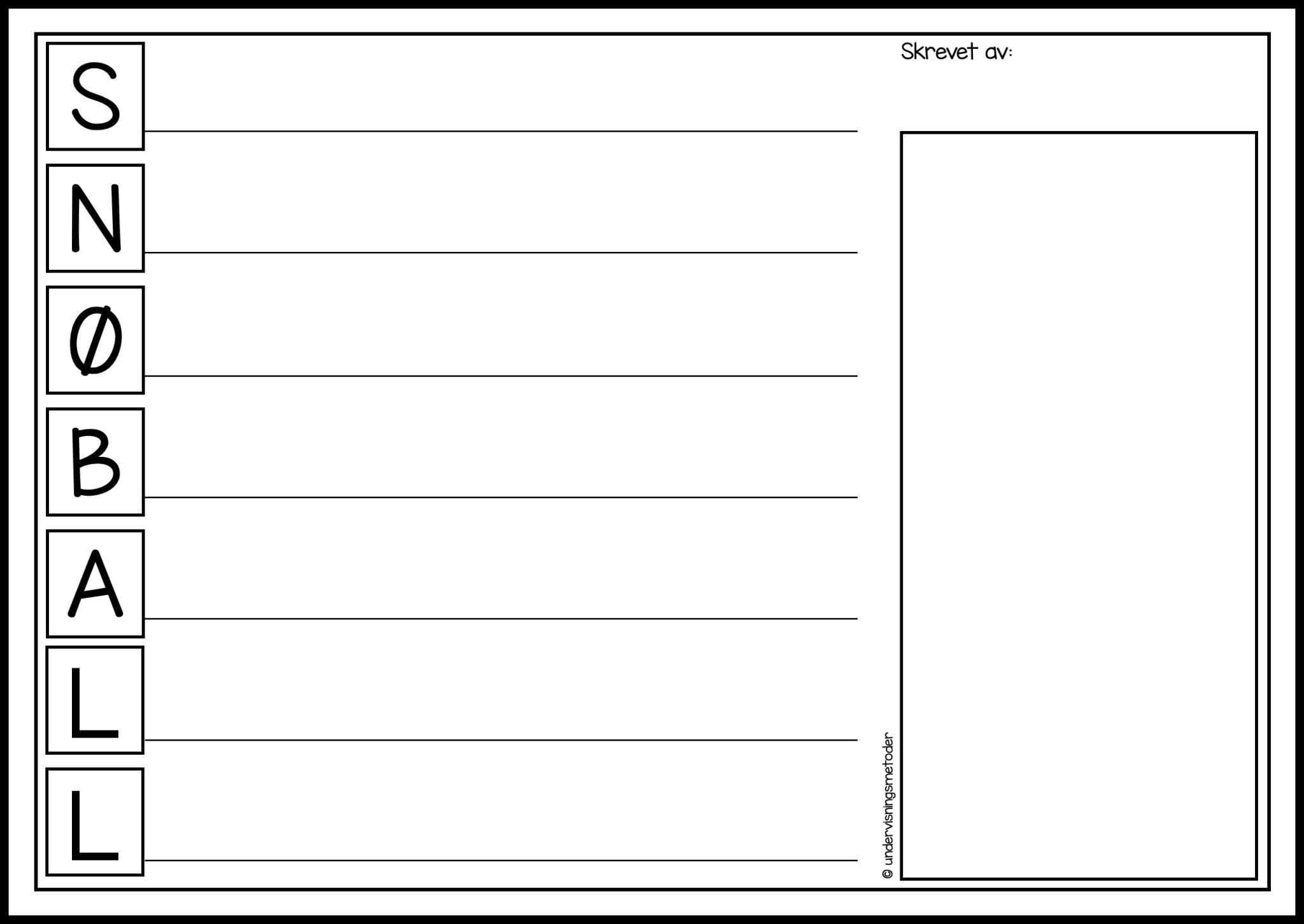 Vinter - UNDERVISNINGSMETODER