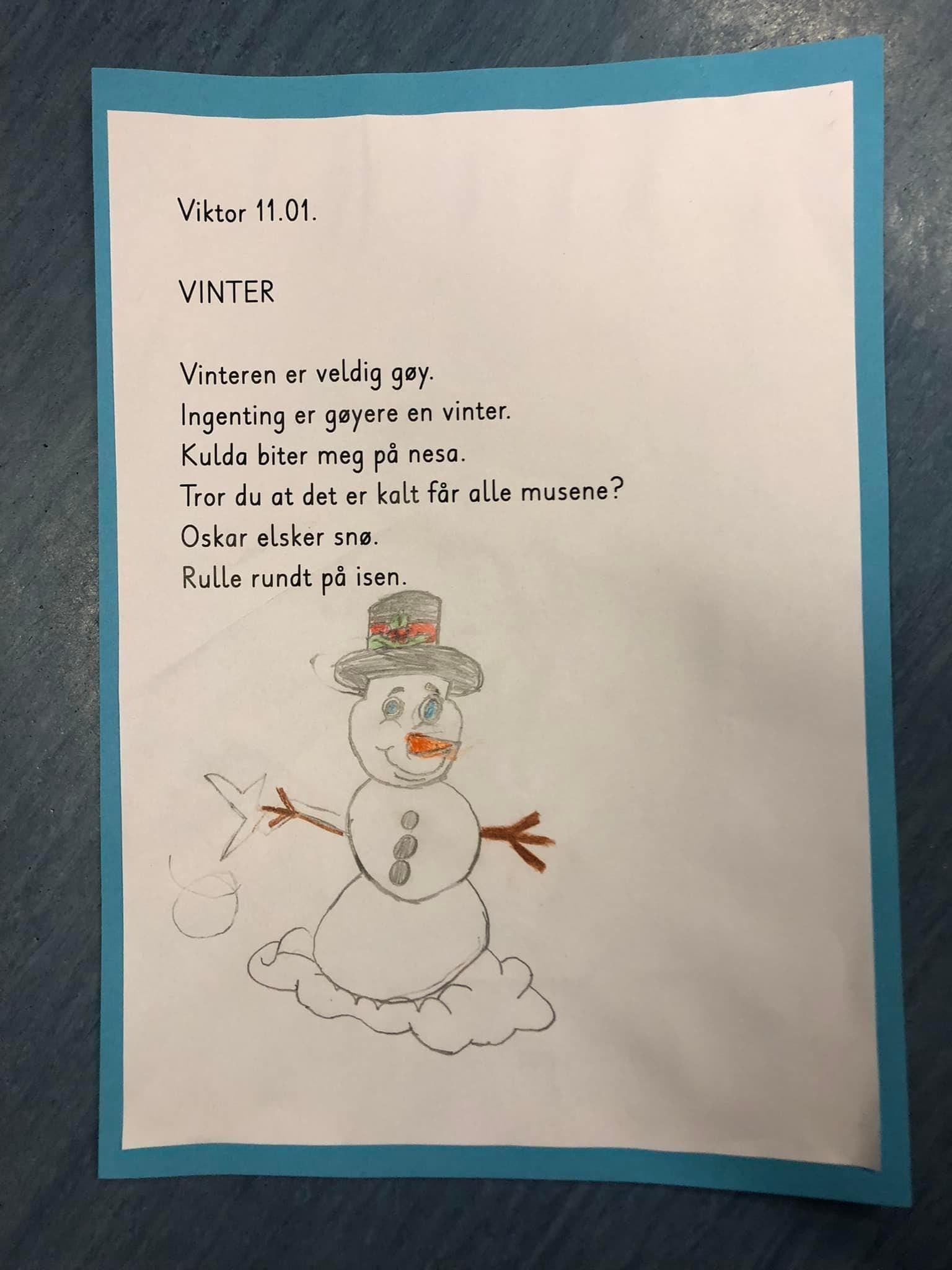 Vinter - UNDERVISNINGSMETODER