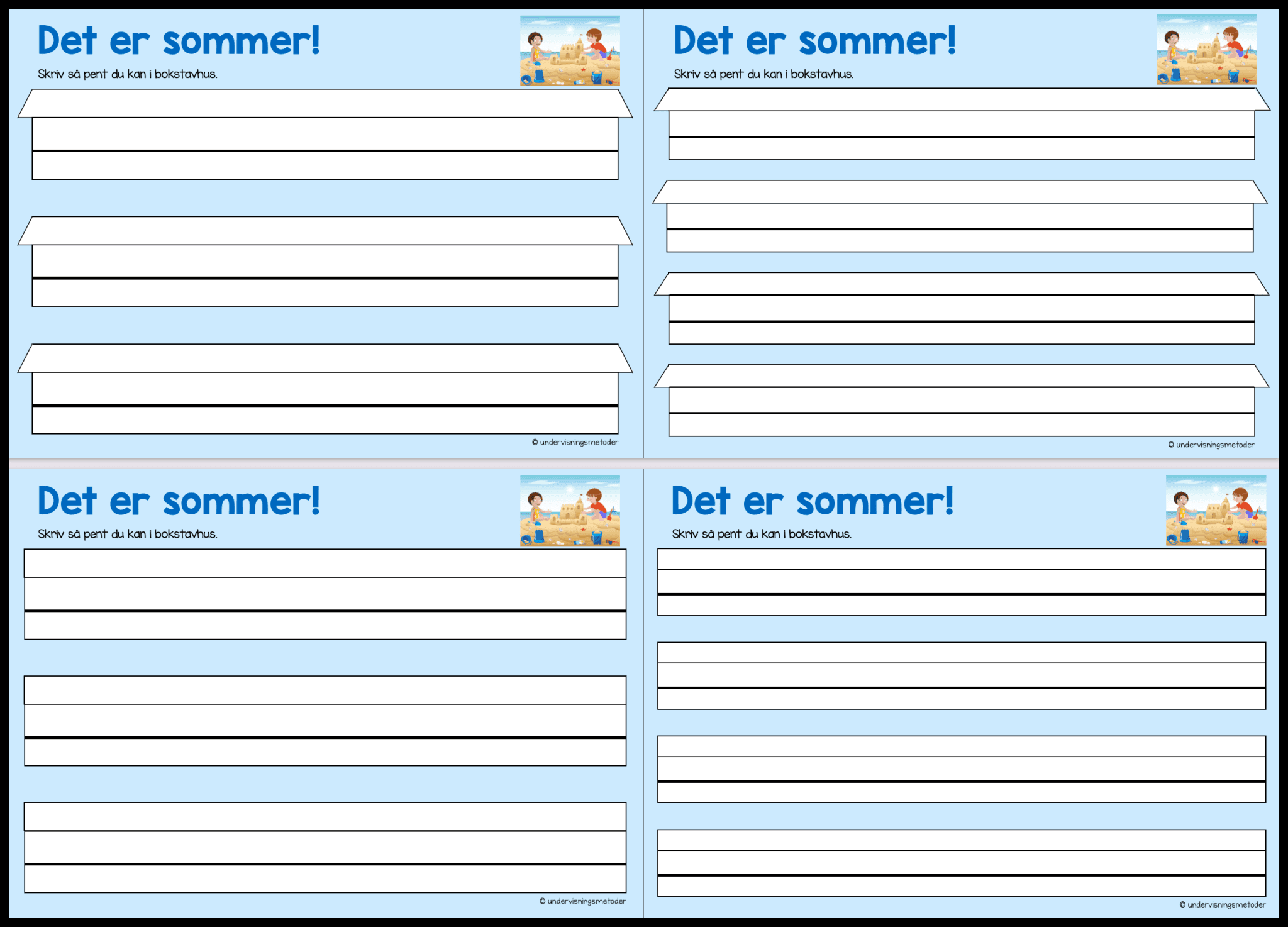 Sommer - UNDERVISNINGSMETODER