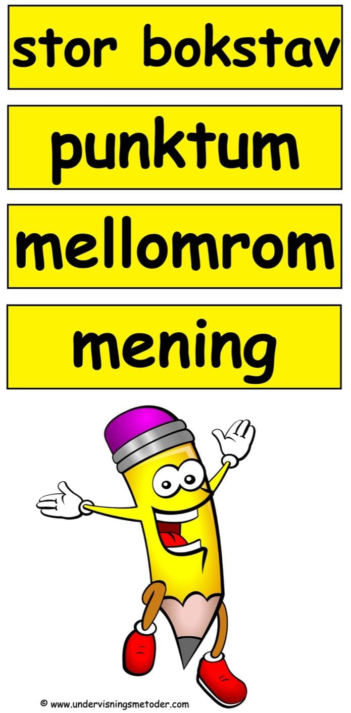 Setninger - UNDERVISNINGSMETODER