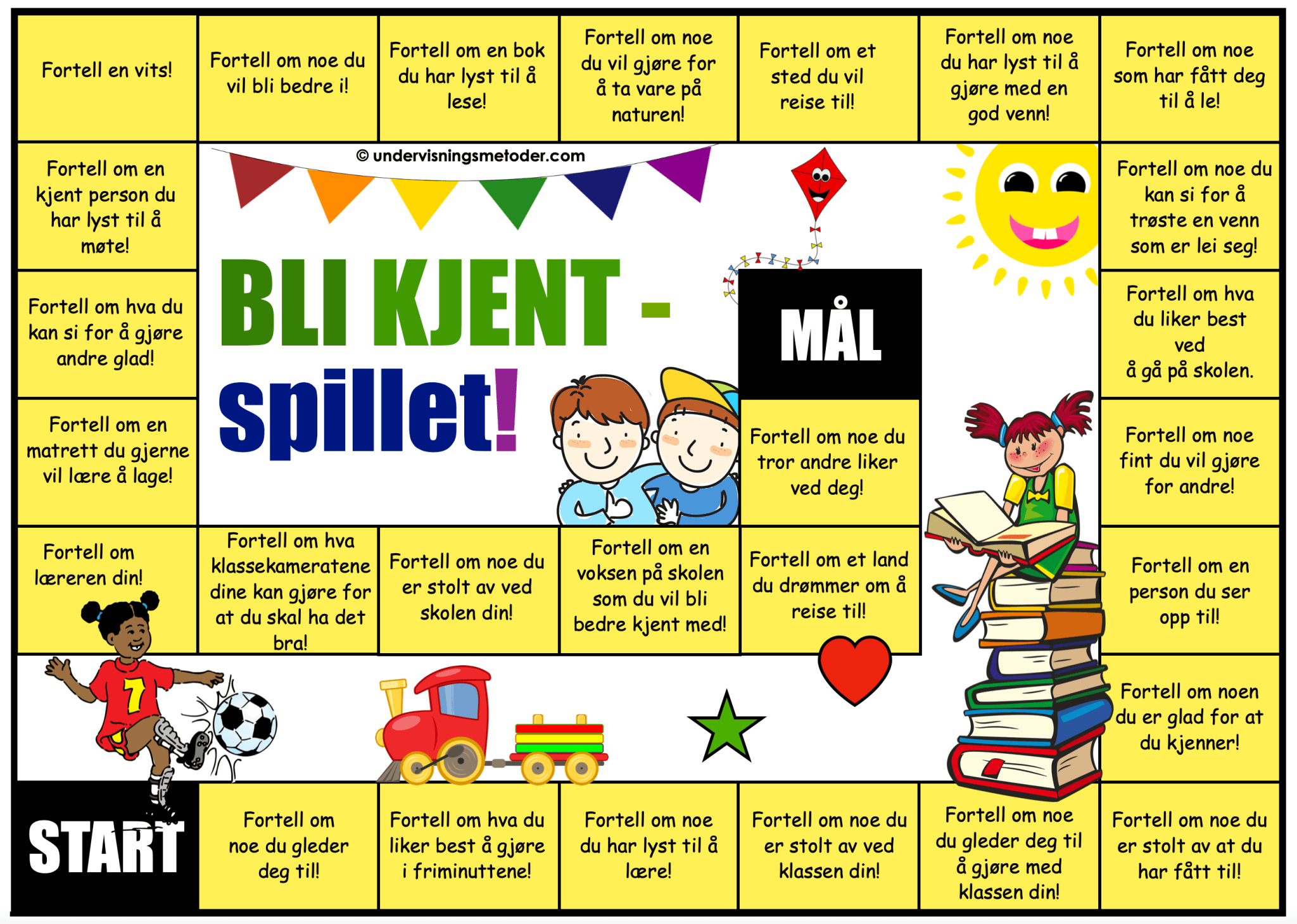 Bli kjent - UNDERVISNINGSMETODER